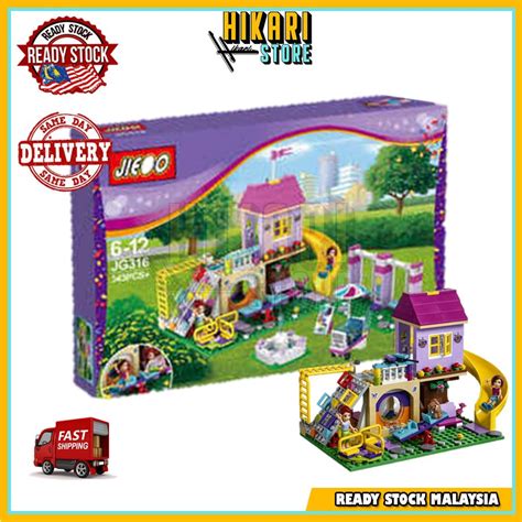 READY STOCKFriends Heartlake City Playground Toys Bela Jiego JG Shopee Malaysia