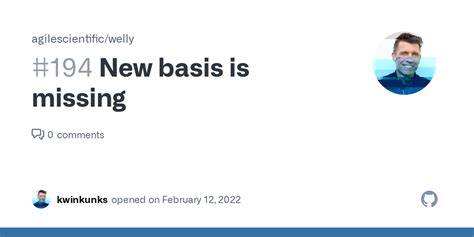 New Basis Is Missing · Issue 194 · Agilescientificwelly · Github