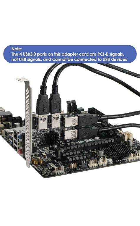 Адаптерна карта Pcie 1 до 4 адаптер Pcie Splitter 1 до 4 Riser Card