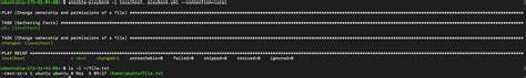 using ansible file module to manage files and directories