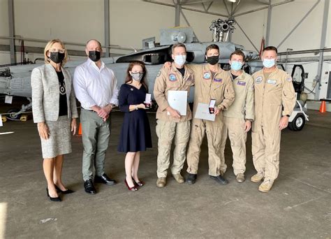 The American Red Cross Recognizes Three Us Navy Petty Officers With