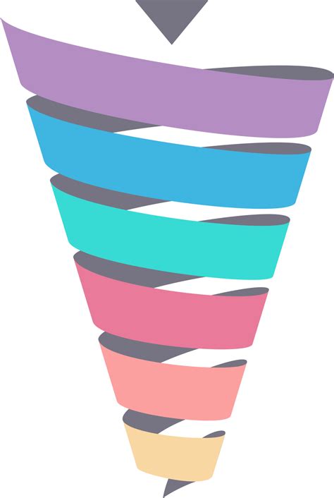 Funnel Infographic Presentation Template PNG