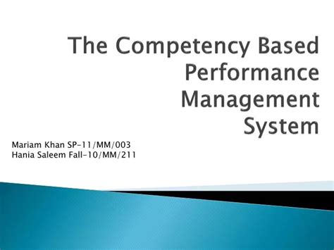 Ppt The Competency Based Performance Management System Powerpoint Presentation Id1567738 Ppt The Competency Based Performance Management System Powerpoint Presentation Id1567738