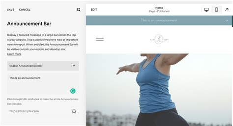Squarespace Tutorial How To Add A Promotional Pop Up And Announcement Bar