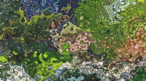 Loop Video Watercolor Splotch Liquid Effect Color Military Green