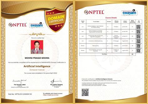 Mohini Prasad Mishra On Linkedin Got Domain Scholar Award From Swayam