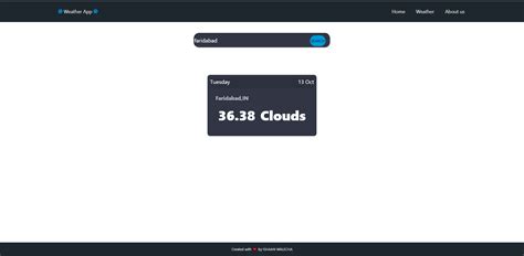GitHub Ishaanw Weatherwebsite