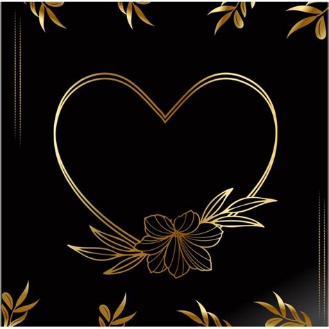 Premium Vector Vector Golden Valentines Day Background