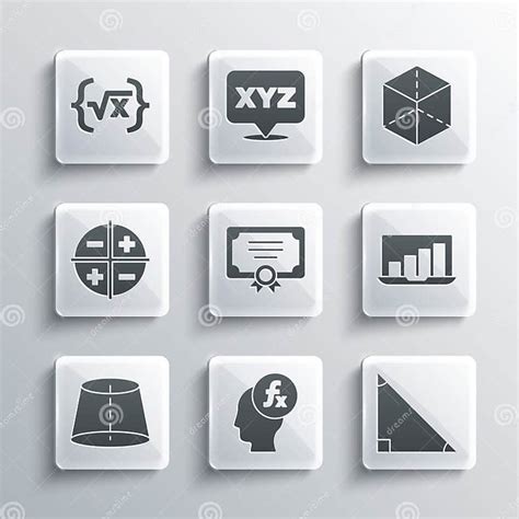 Set Function Mathematical Symbol Triangle Laptop With Graph Chart Certificate Template