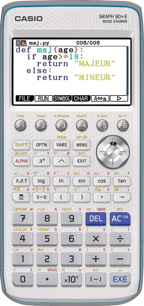 Casio Calculatrice Graphique Graph 90 E Mode Examen Au