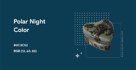 Polar Night Color Hex Code Is 0c3c52