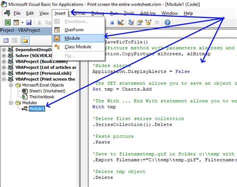 Create A Print Button Macro