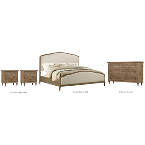 Laurel Foundry Modern Farmhouse Posey Upholstered Standard 4 Piece