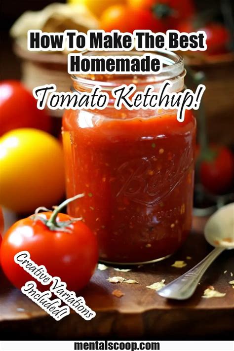 How To Make The Best Homemade Tomato Ketchup Mental Scoop