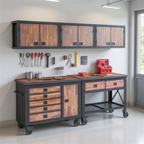 Workbench Cabinets Unused 2019 20 Drawer Tool Cabinet And Workbench