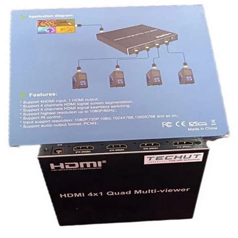 Techut Hdmi 4x1 Quad Multi Viewer At Rs 6000 High Definition Multimedia Interface Converter In