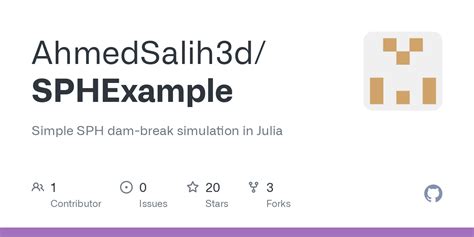Github Ahmedsalih D Sphexample Simple Sph Dam Break Simulation In Julia