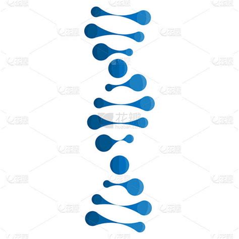 Dna 图标标志 脱氧核糖核酸分子结构