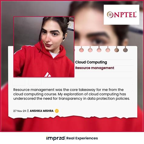 Anshika Mishra On Linkedin Nptel Cloudcomputing Continuouslearning