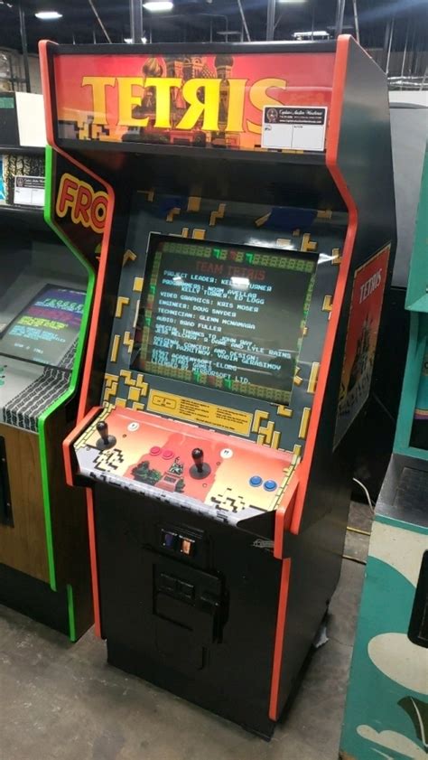 Tetris Upright Classic Atari Arcade Game