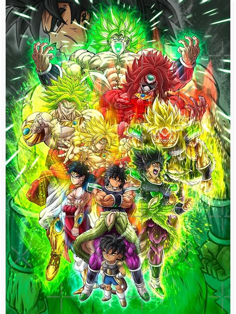 Broly Metal Print By Daffduffart Redbubble