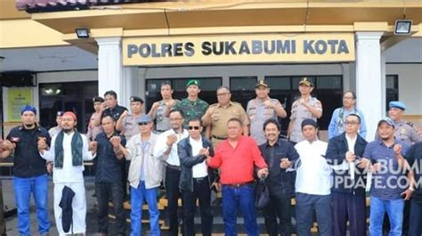 BPPKB Dan Sapu Jagat Deklarasikan Damai Di Polres Sukabumi Kota