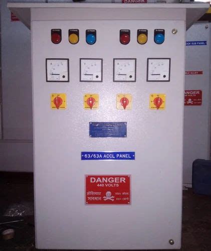 Stainless Steel Single Door White Accl Panel For Junction Boxes At Rs