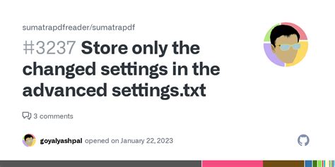 Store Only The Changed Settings In The Advanced Settings Txt Issue