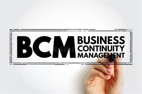 BCM Business Continuity Management Framework For Identifying An