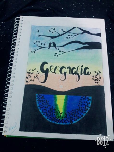 En Mi Caratula Creativa De Geografia Project Cover Page Alphabet