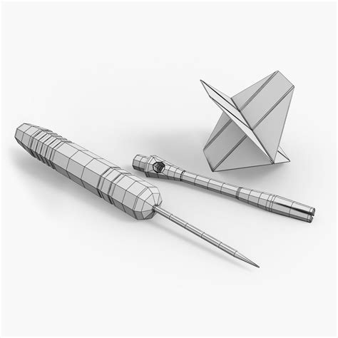 Dart 3d Model 12 Max Obj Ma Fbx Free3d