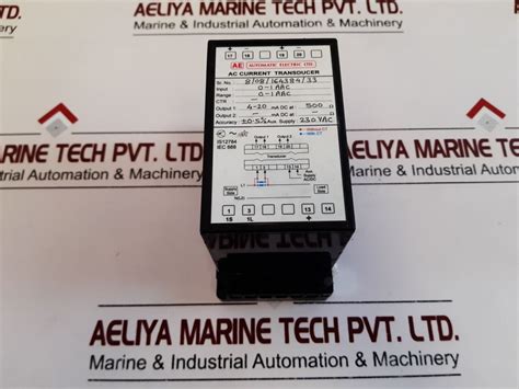 Ae Ac Current Transducer Aeliya Marine