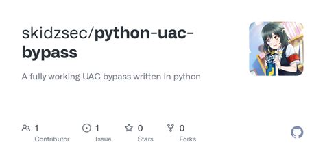 GitHub Skidzsec Python Uac Bypass A Fully Working UAC Bypass Written In Python