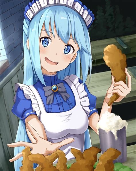 Aqua Na Instagramie „are You Eating That Anime Animegirls