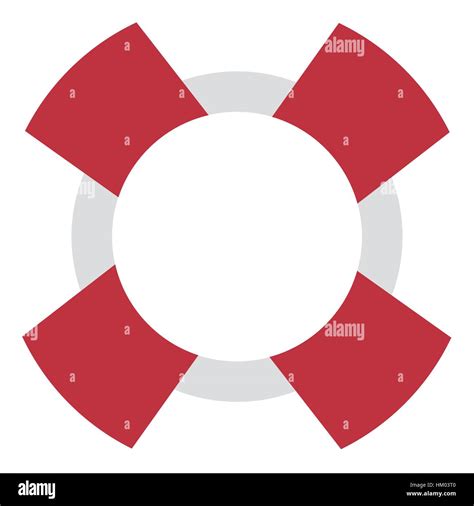 Float Lifeguard Isolated Icon Vector Illustration Design Stock Vector