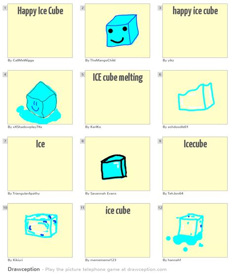 Happy Ice Cube Drawception