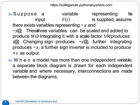 unit 2 simulation of continuous and discrete system pptx