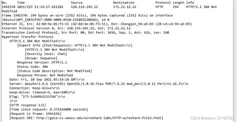 2021 09 10计算机网络自顶向下方法wireshark Lab（二）by Inspecting The Raw Data In