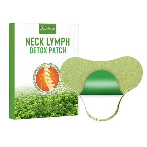 Eelhoe 12pcs Lymphatic Detox Patches Neckarmpit Anti Swelling Patch