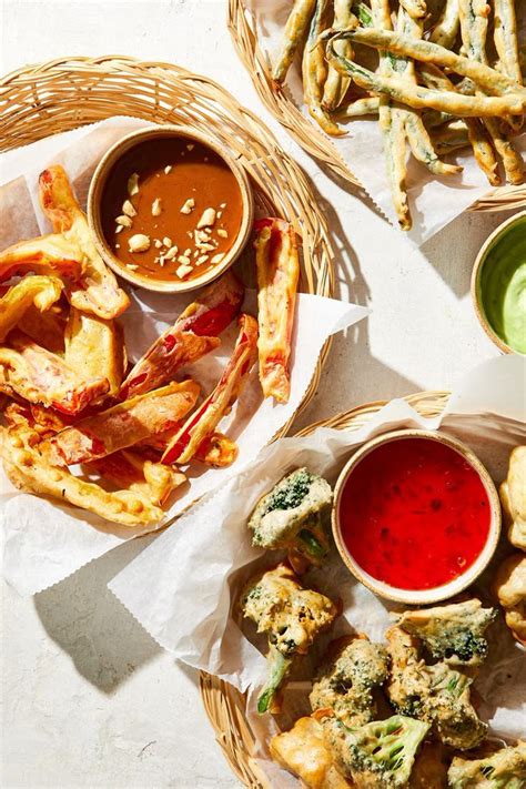 Air Fryer Tempura Vegetables Recette Cuisine Asian