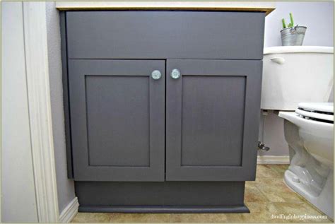 Gray Paint For Bathroom Cabinets Cabinets Home Design Ideas
