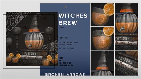 Second Life Marketplace Broken Arrows Witches Brew