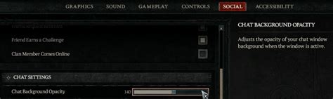 Diablo Chat Background Opacity Settings