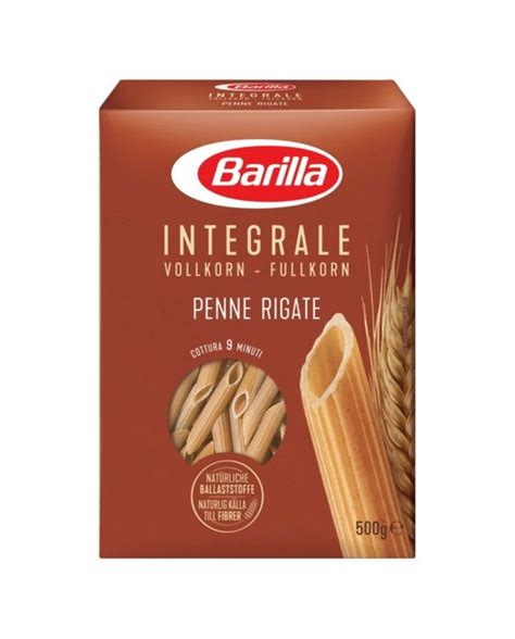 Barilla Penne Rigate Integrali Gr500