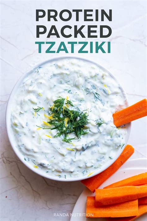 Healthy Tzatziki Sauce Recipe Cucumber Dip Randa Nutrition Recipe