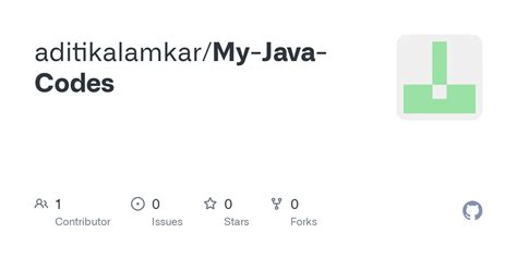 github aditikalamkar my java codes