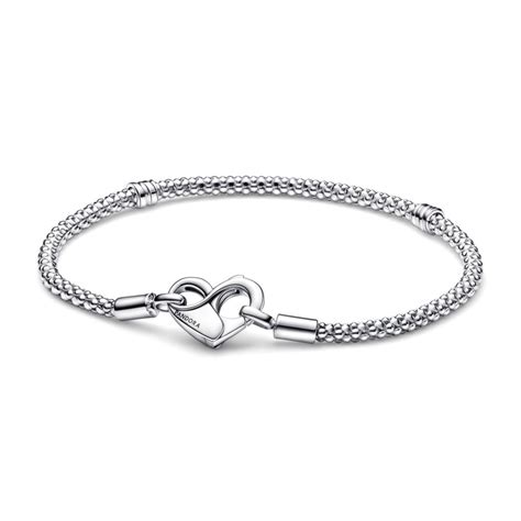 Heart Moments Snake Chain Bracelet Tao Jewellery