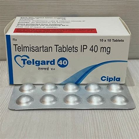 40mg Telmisartan Tablets Ip At ₹ 100strip Nagpur Id 2855327581962