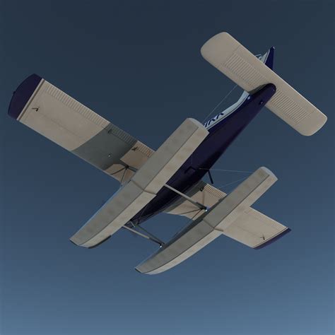 轻型飞机piper Pa 28切诺基水上飞机2 3d模型 3d模型 99 Max Obj Ma C4d 3ds Free3d