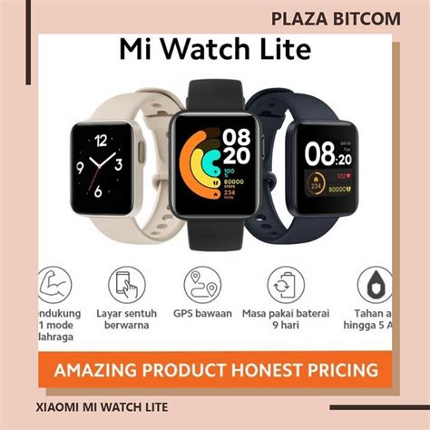 XIAOMI MI WATCH LITE NEW BLACK BITCOM PLAZA